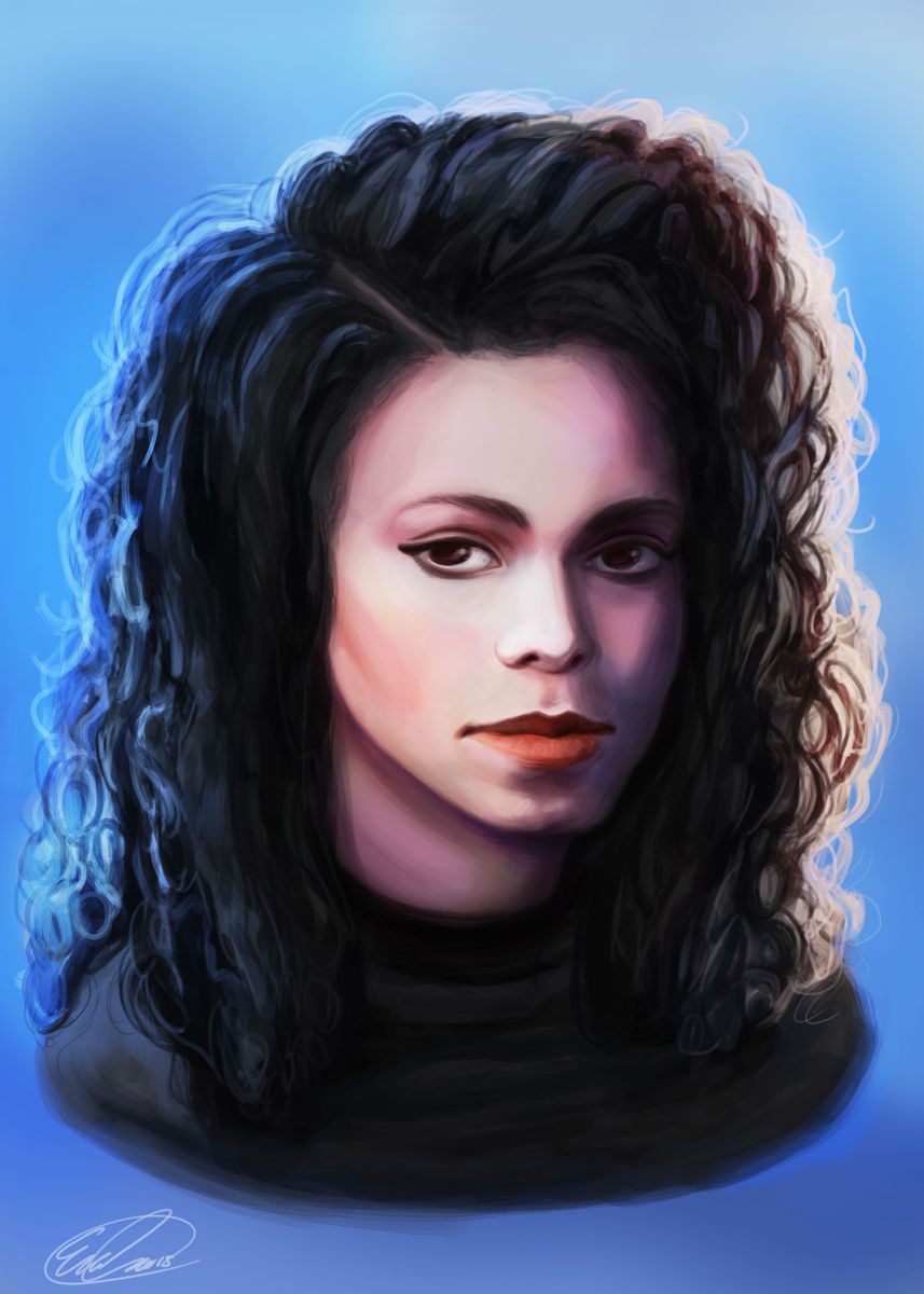 'Janet' Poster, picture, metal print, paint by GoldenMuse | Displate