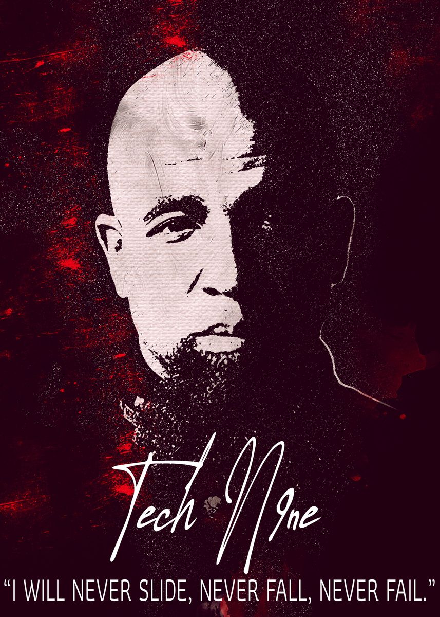 'Tech N9ne' Poster, picture, metal print, paint by TI KI | Displate