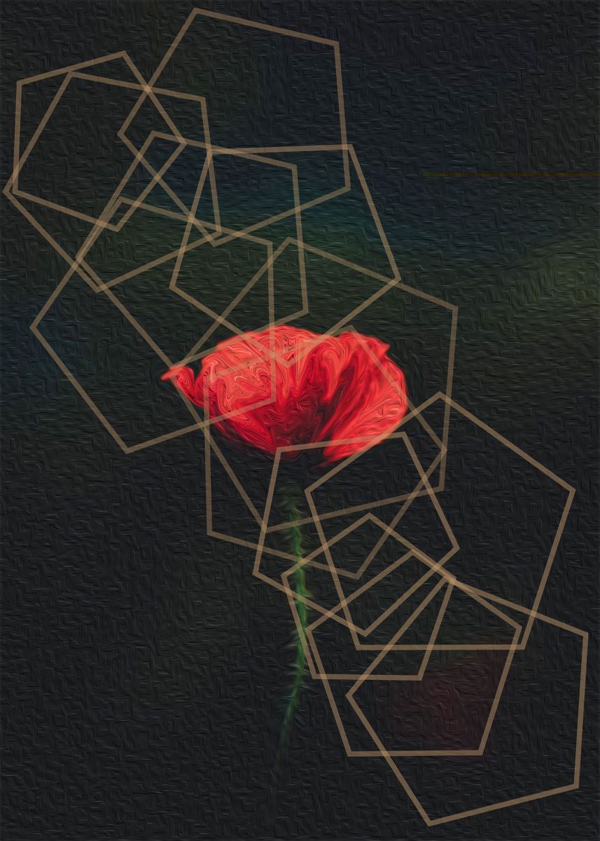 'Beauty cage' Poster, picture, metal print, paint by Shaya Ali | Displate