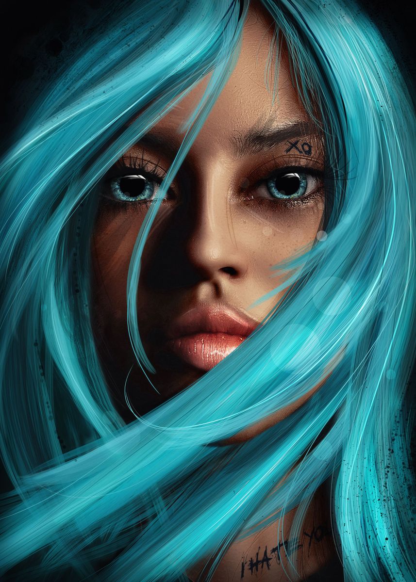 'Exo' Poster, picture, metal print, paint by Michael Larsen | Displate