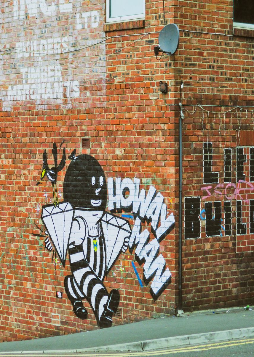 'Howay Man' Poster, picture, metal print, paint by CalNyto | Displate