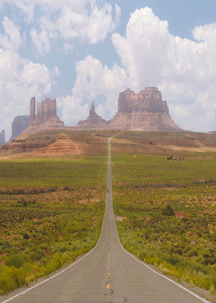 'Route 163' Poster, picture, metal print, paint by Tim G | Displate