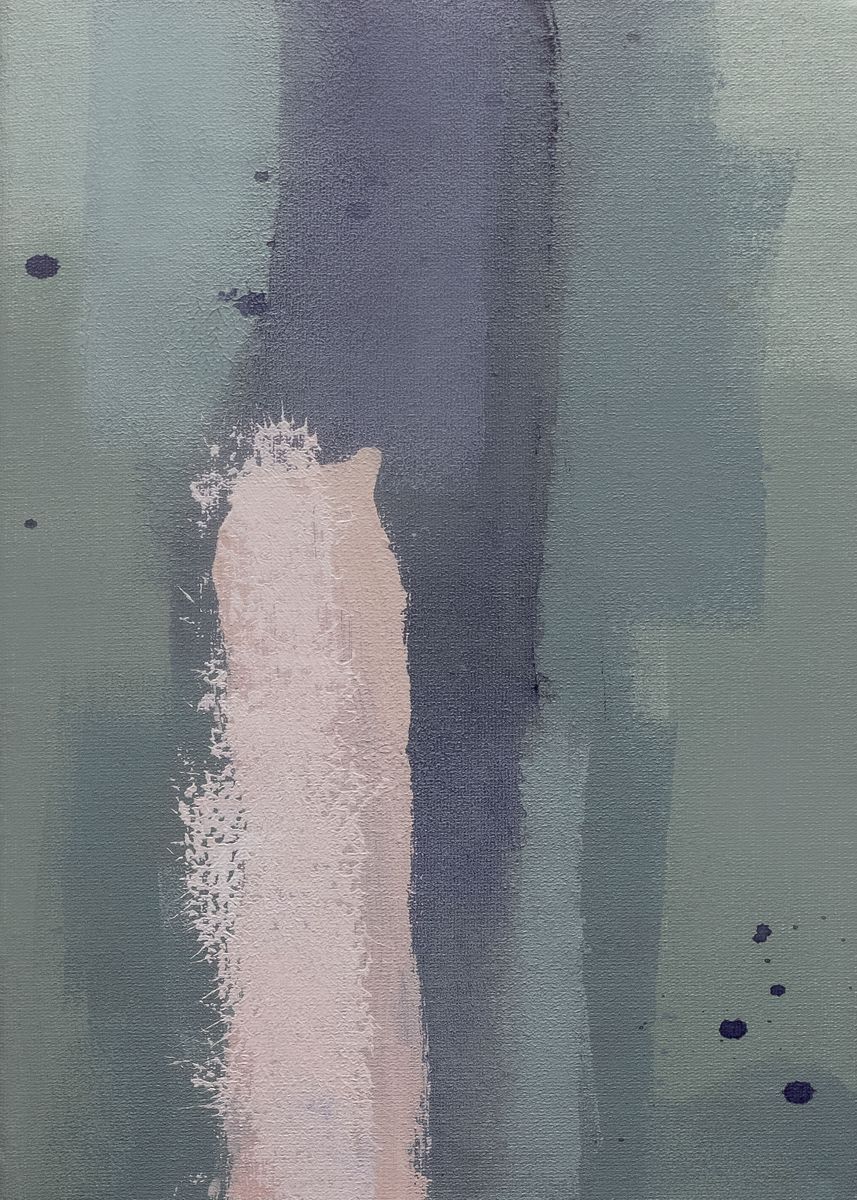 'mint abstract 3' Poster, picture, metal print, paint by Ela ...