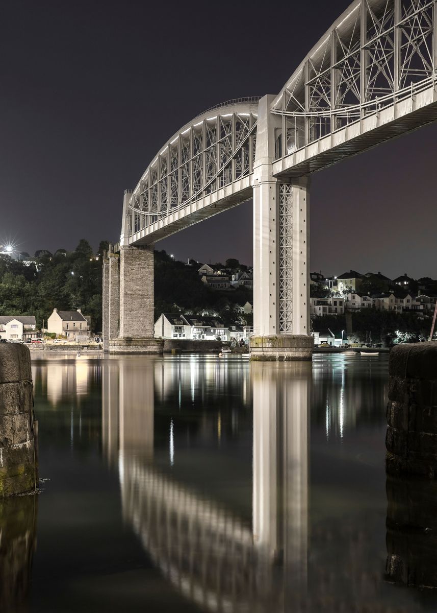 'Royal Albert Bridge ' Poster by Mick Blakey | Displate
