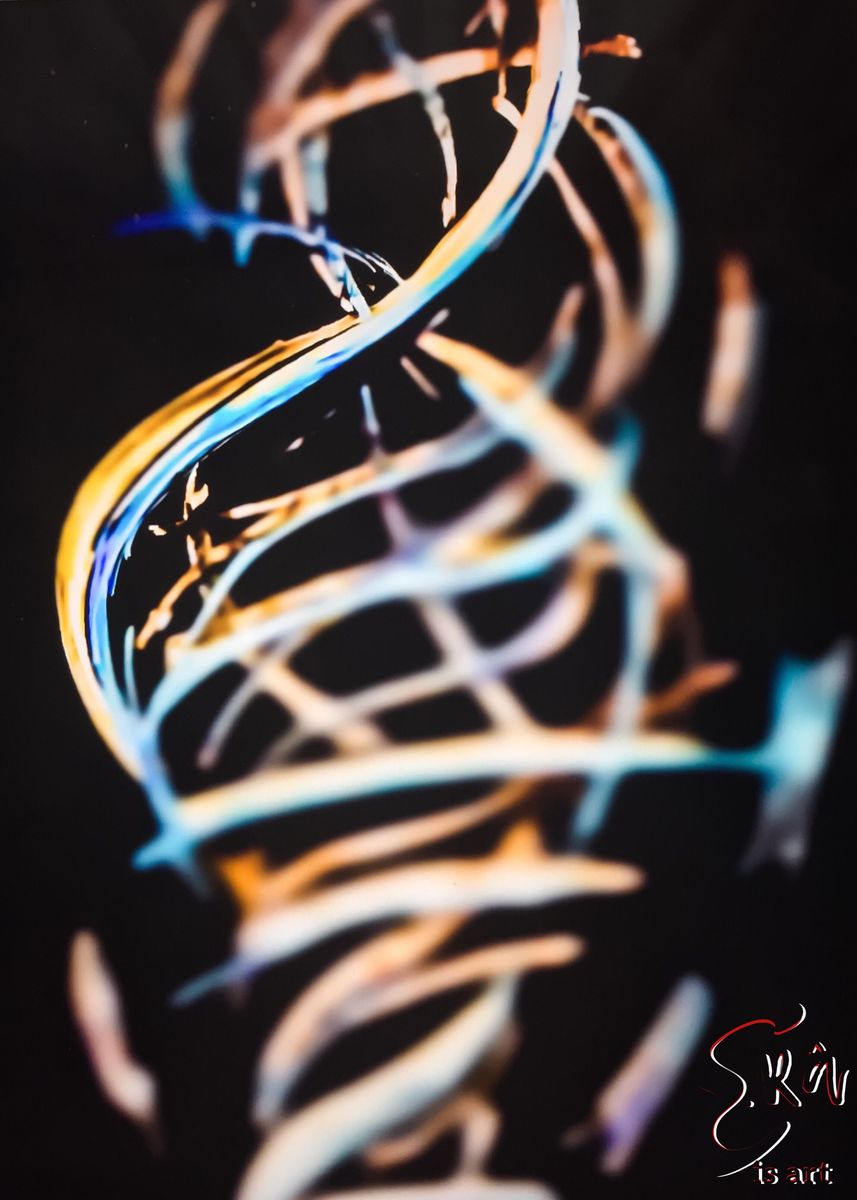 'Fire Ice' Poster, picture, metal print, paint by Digital ERA | Displate
