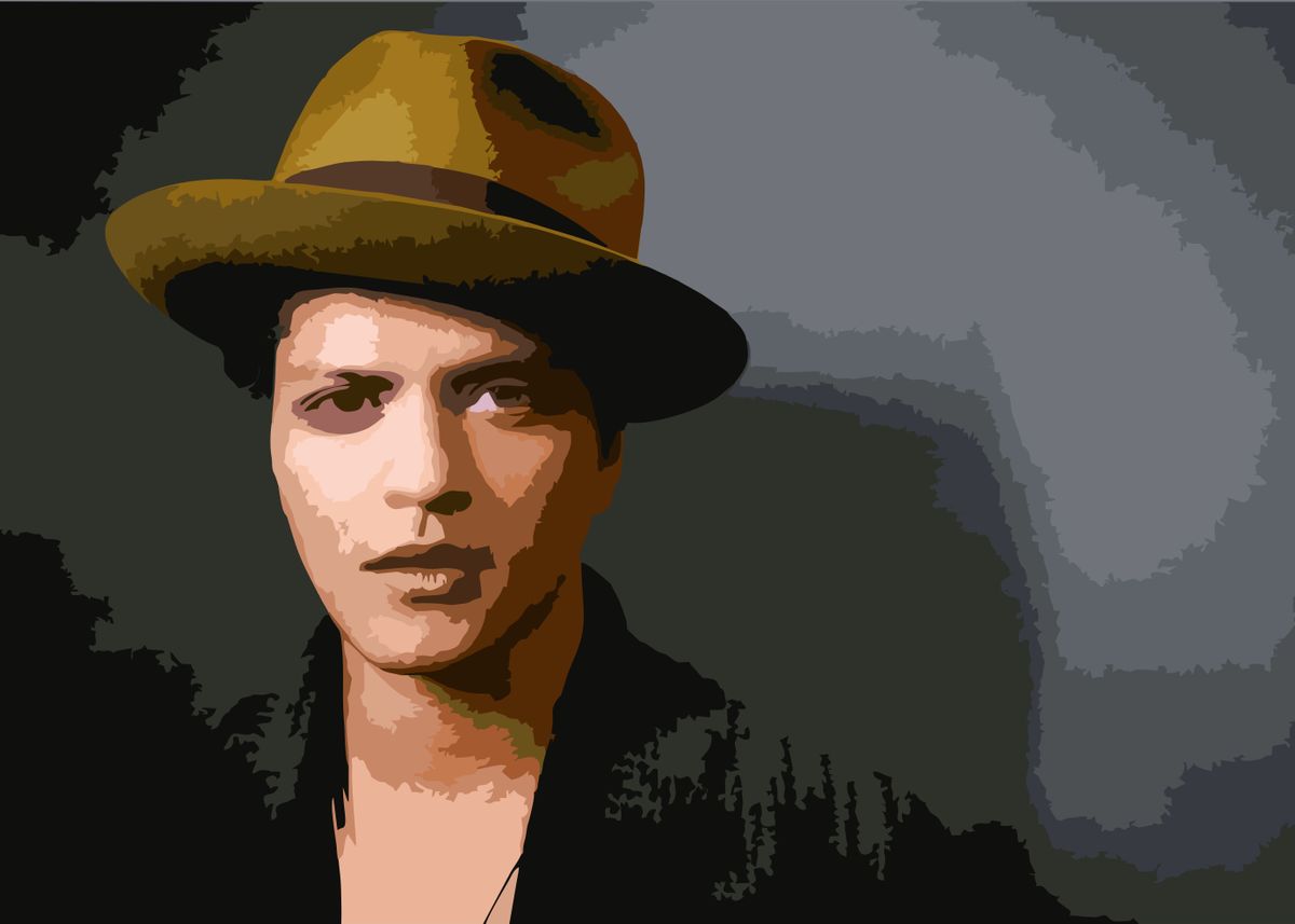 'Bruno mars' Poster by Fanth | Displate