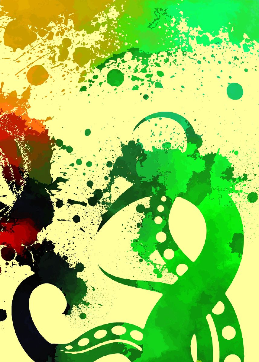 'art of tentacle' Poster, picture, metal print, paint by NiceAndBetter ...