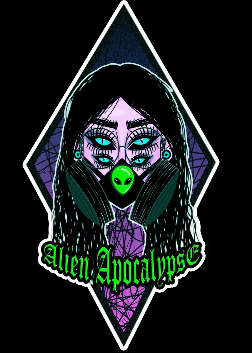 'Alien Apocalypse' Poster, picture, metal print, paint by Chiriac ...