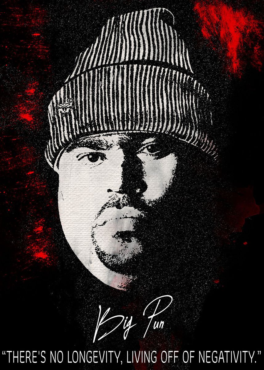 'Big Pun' Poster, picture, metal print, paint by TI KI | Displate