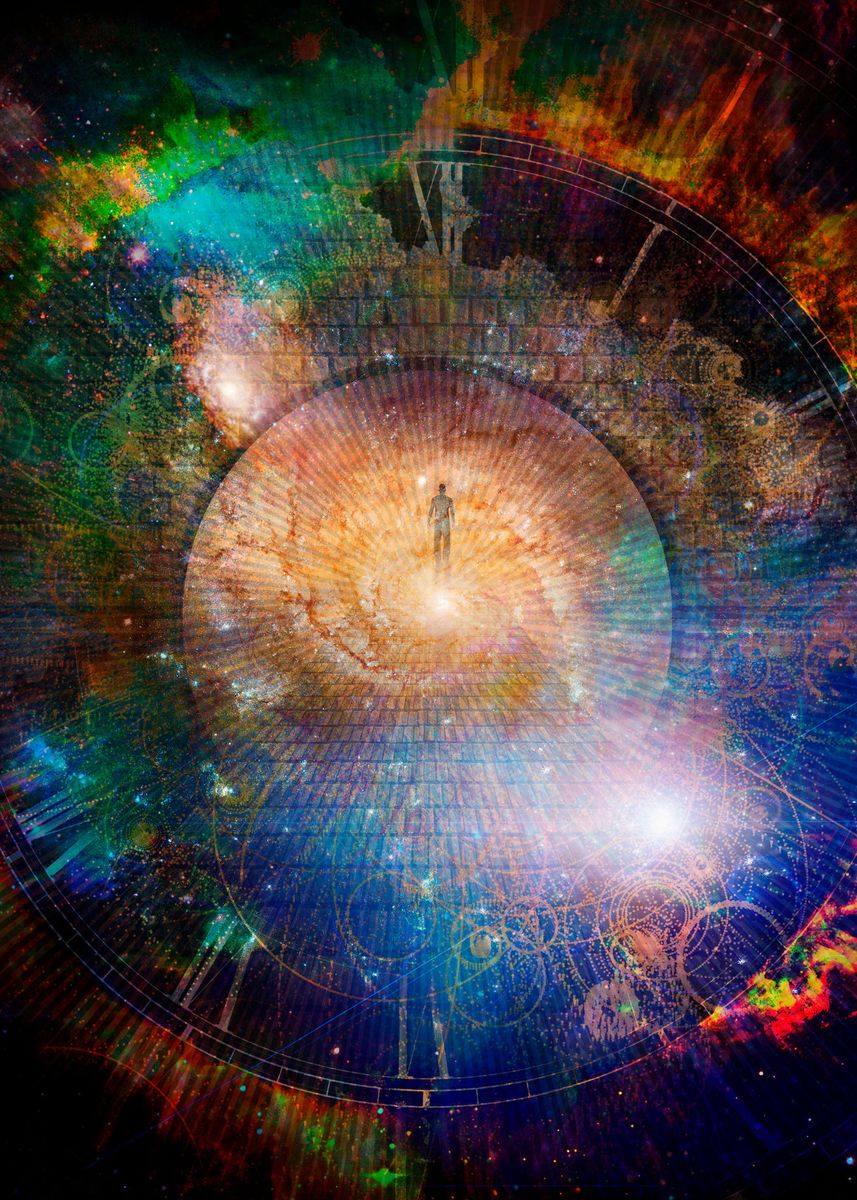 'The way to Eternity' Poster, picture, metal print, paint by Bruce ...