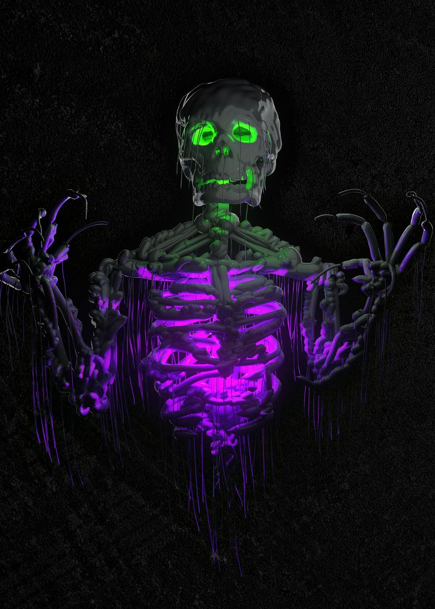 'Halloween Demon' Poster, picture, metal print, paint by OccultFX ...