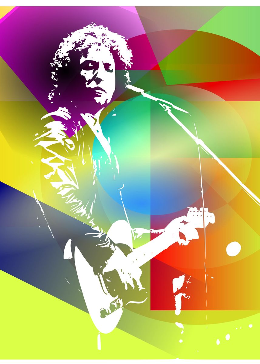 'DYLAN' Poster, picture, metal print, paint by Genaro Watla G | Displate