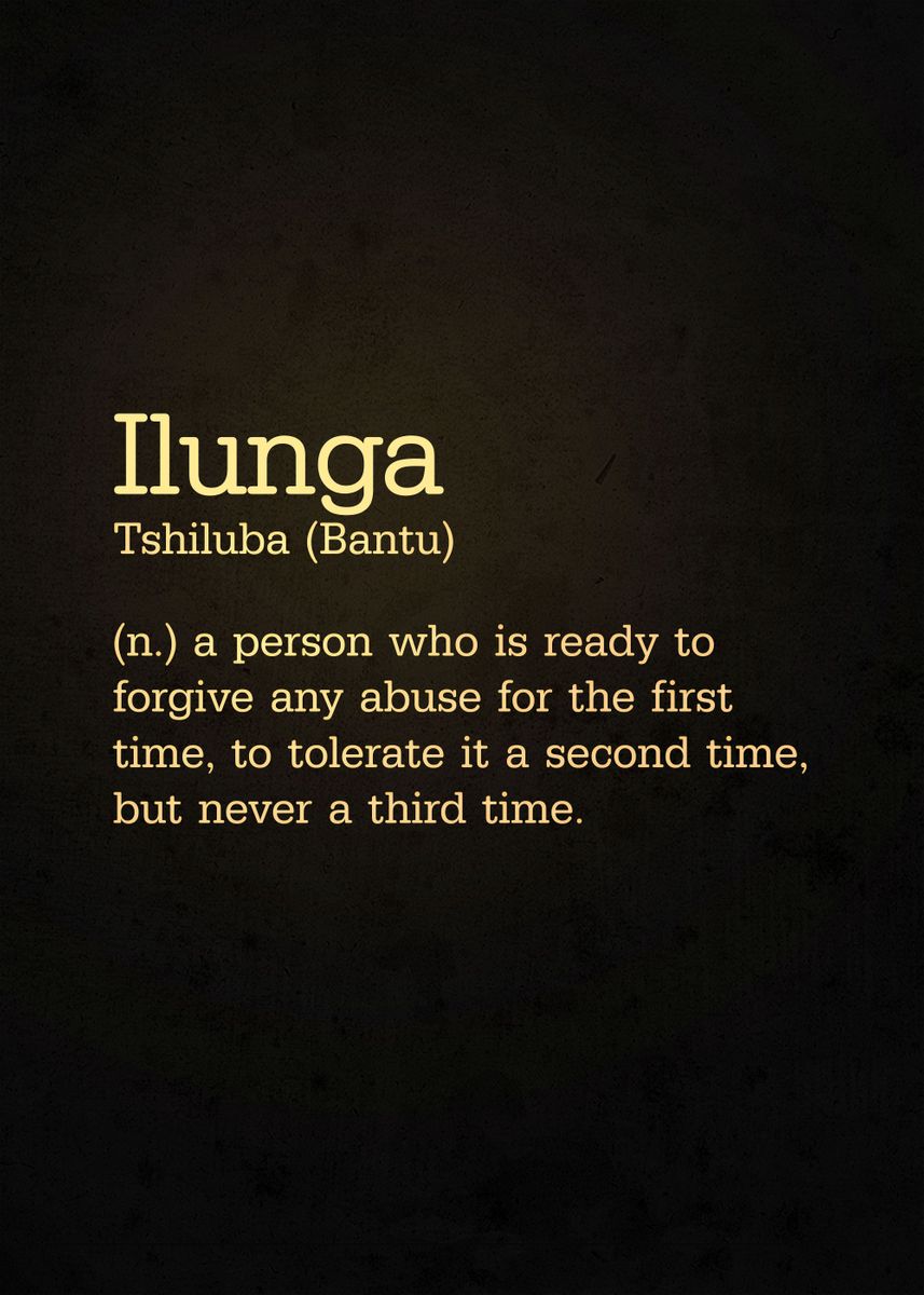 'Ilunga' Poster, picture, metal print, paint by Retina Creative | Displate