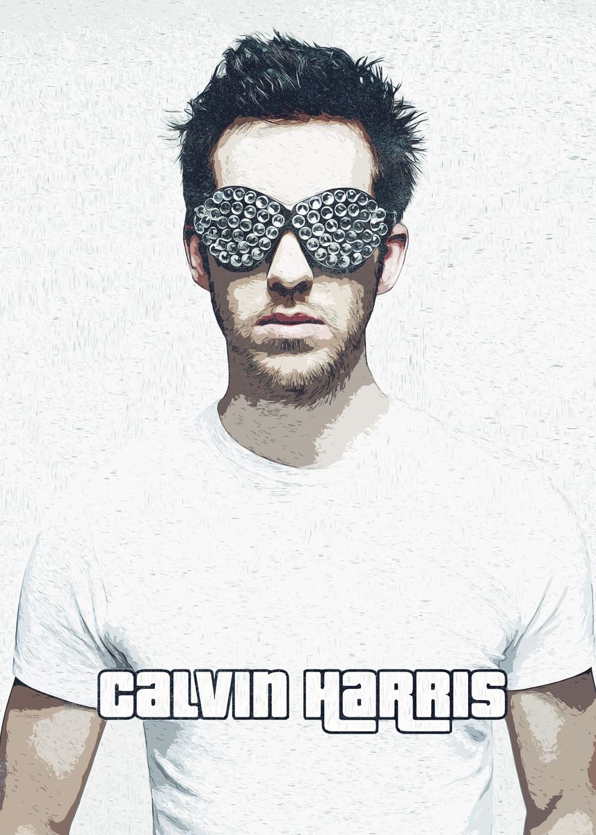 'Calvin Harris' Poster by Dillon Holden | Displate
