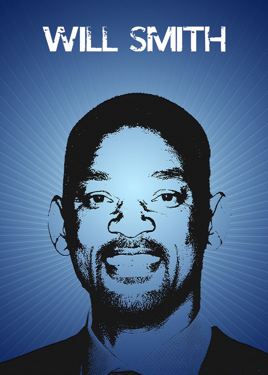 'Will Smith' Poster by Anxhela Sufa | Displate