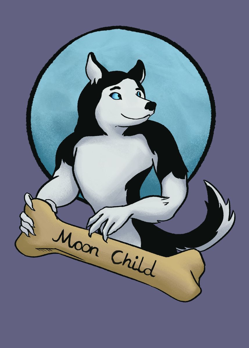 'Moon Child' Poster, picture, metal print, paint by Jessica Ferry ...