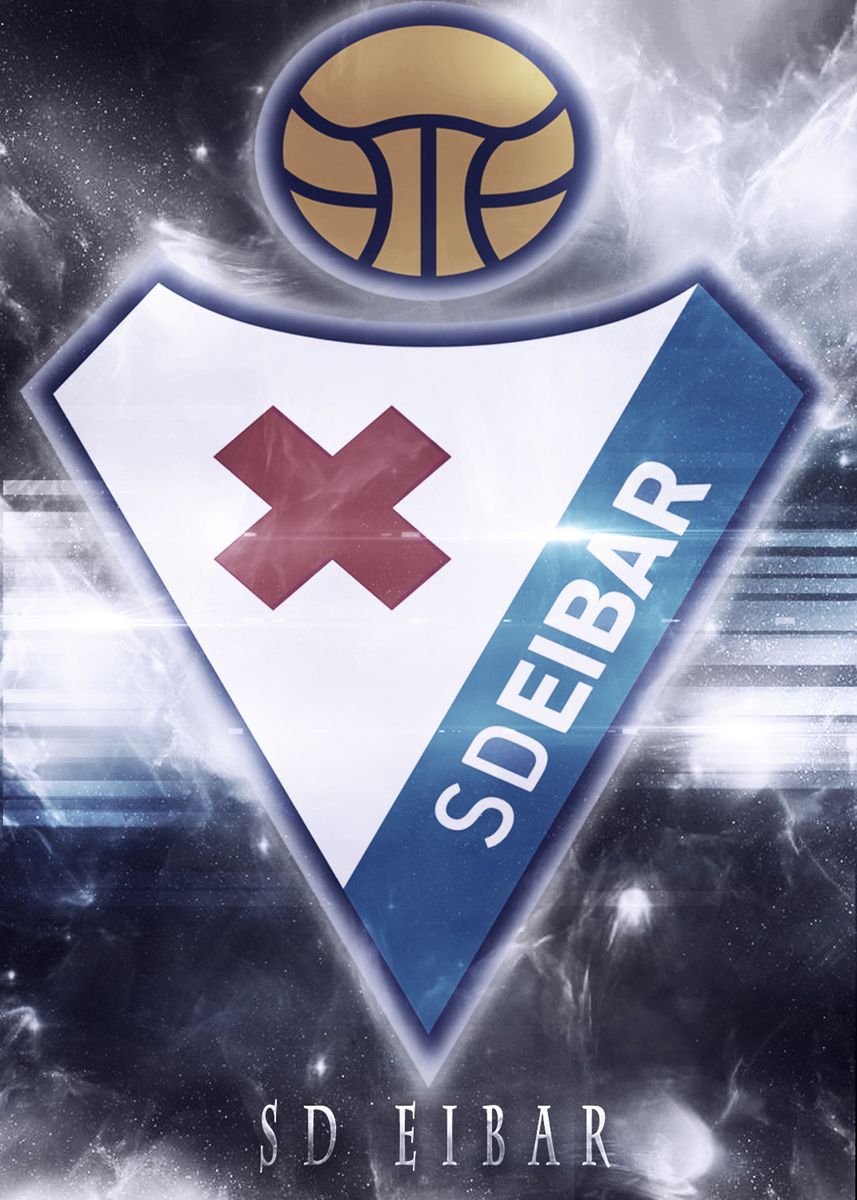 'SD Eibar' Poster by MarjorieC Newlin | Displate