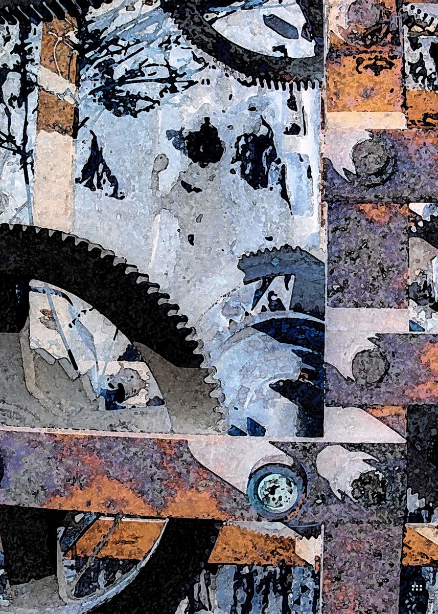 'Graytal' Poster, picture, metal print, paint by ATHAN STASIN | Displate