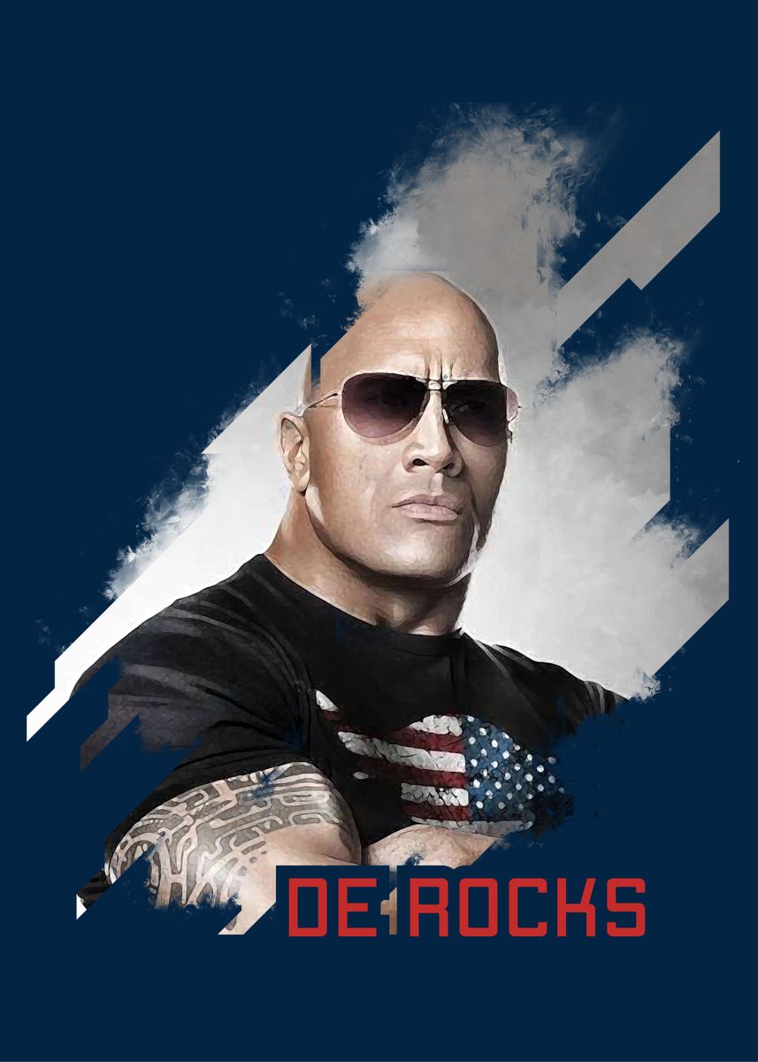 'De Rocks Dawynee Hollywood' Poster, picture, metal print, paint by ...