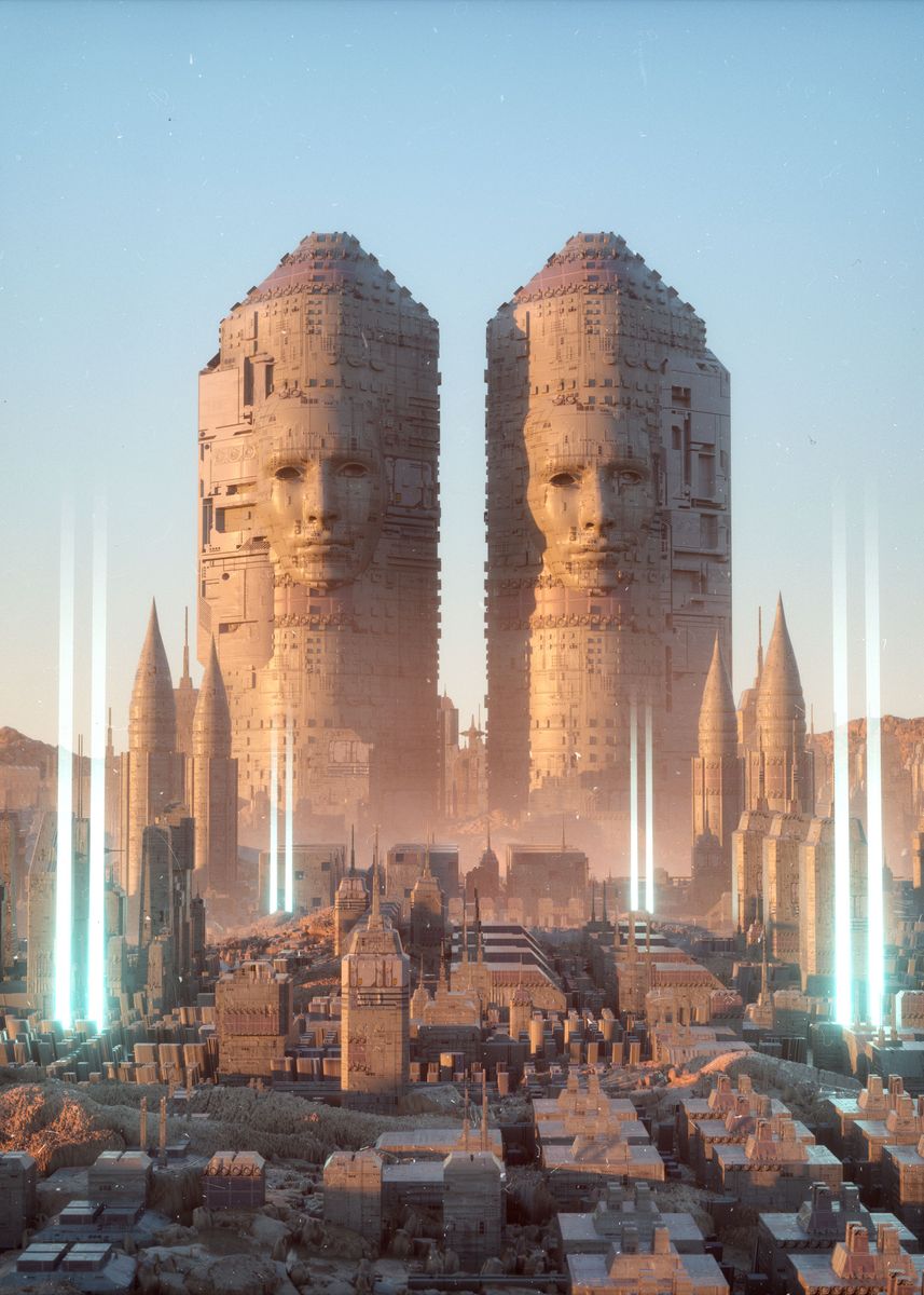 'The Two Kings' Poster, picture, metal print, paint by Inward | Displate