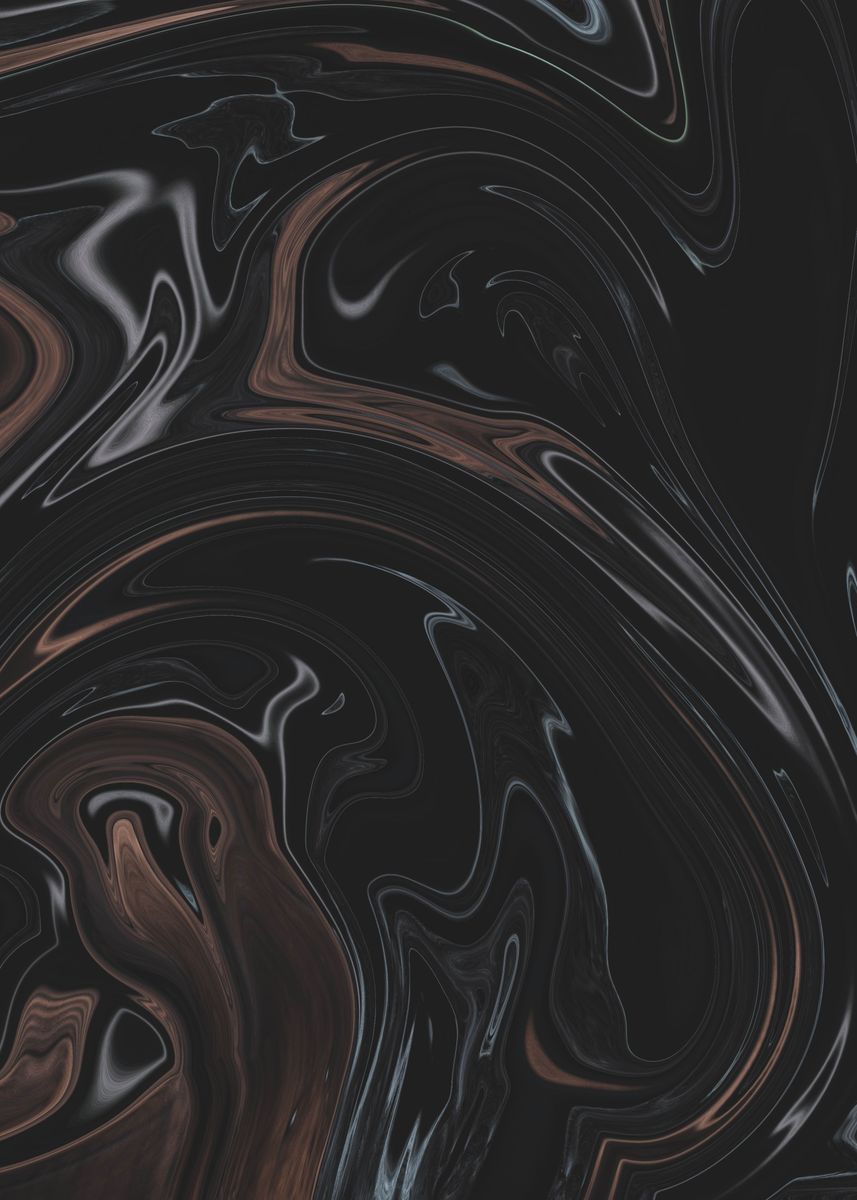 'Daily Dose of Abstract 5' Poster, picture, metal print, paint by Liam ...