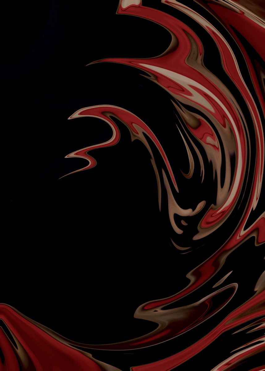 'Daily Dose of Abstract 4' Poster, picture, metal print, paint by Liam ...