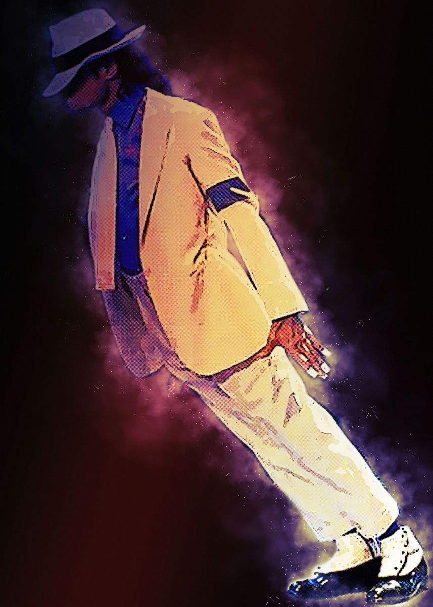 'Spirit of smooth criminal' Poster, picture, metal print, paint by The ...