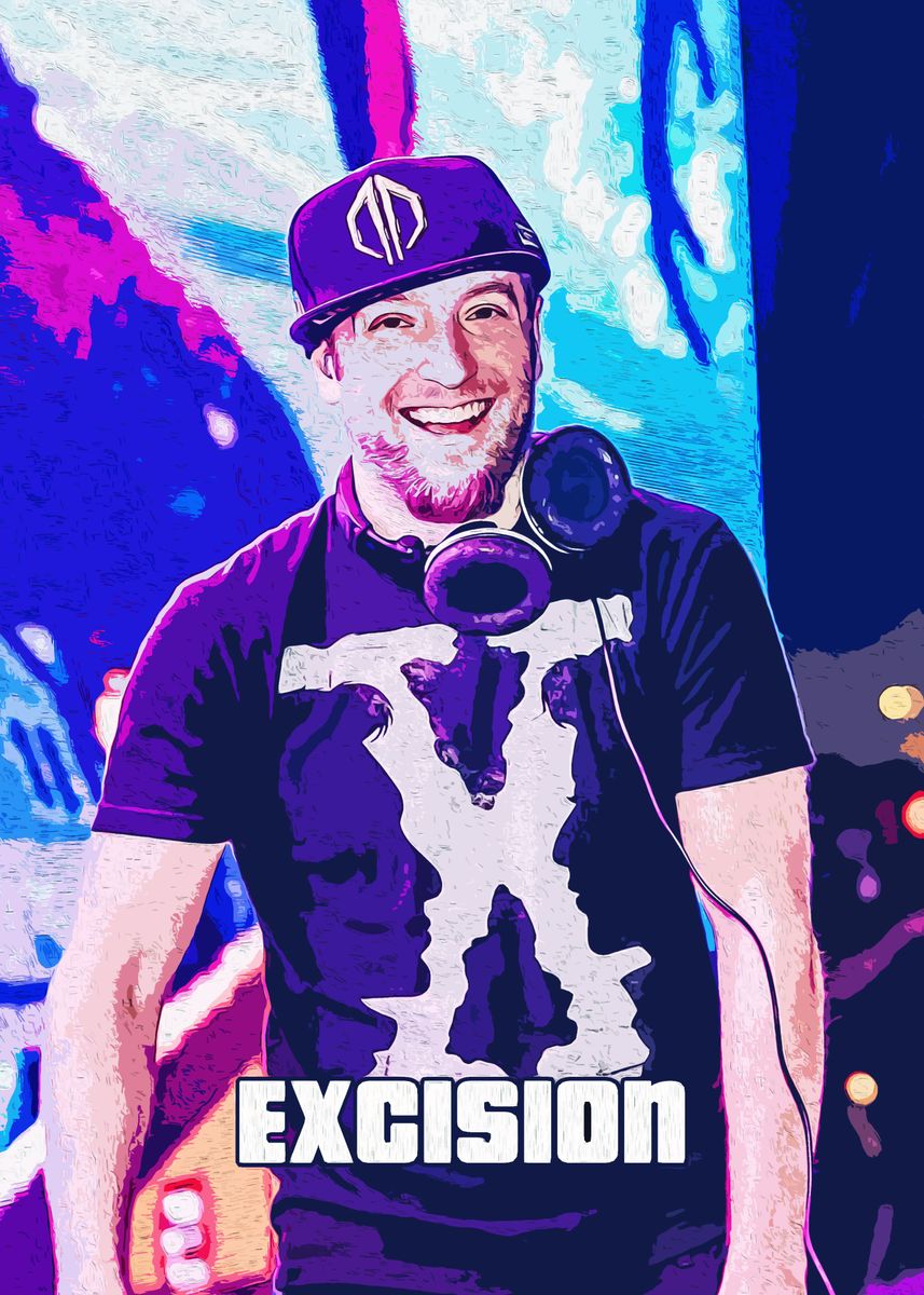 'Excision' Poster, picture, metal print, paint by Dillon Holden | Displate