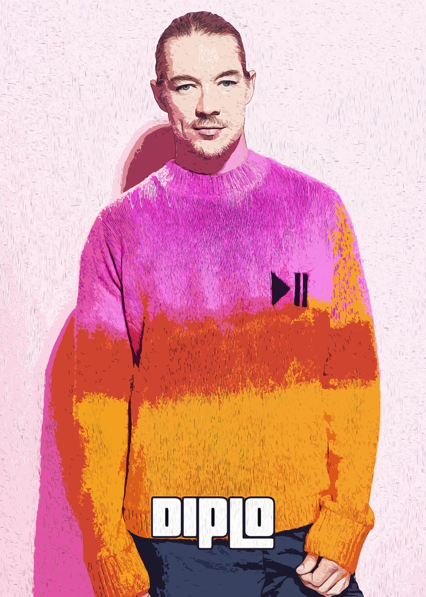 'Diplo' Poster by Dillon Holden | Displate