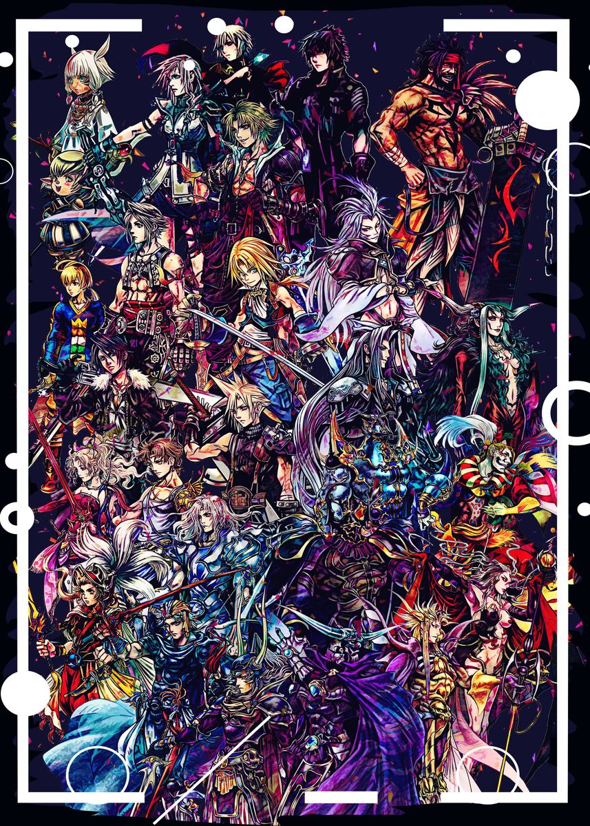 'Dissidia abstract ' Poster, picture, metal print, paint by fujiwara ...