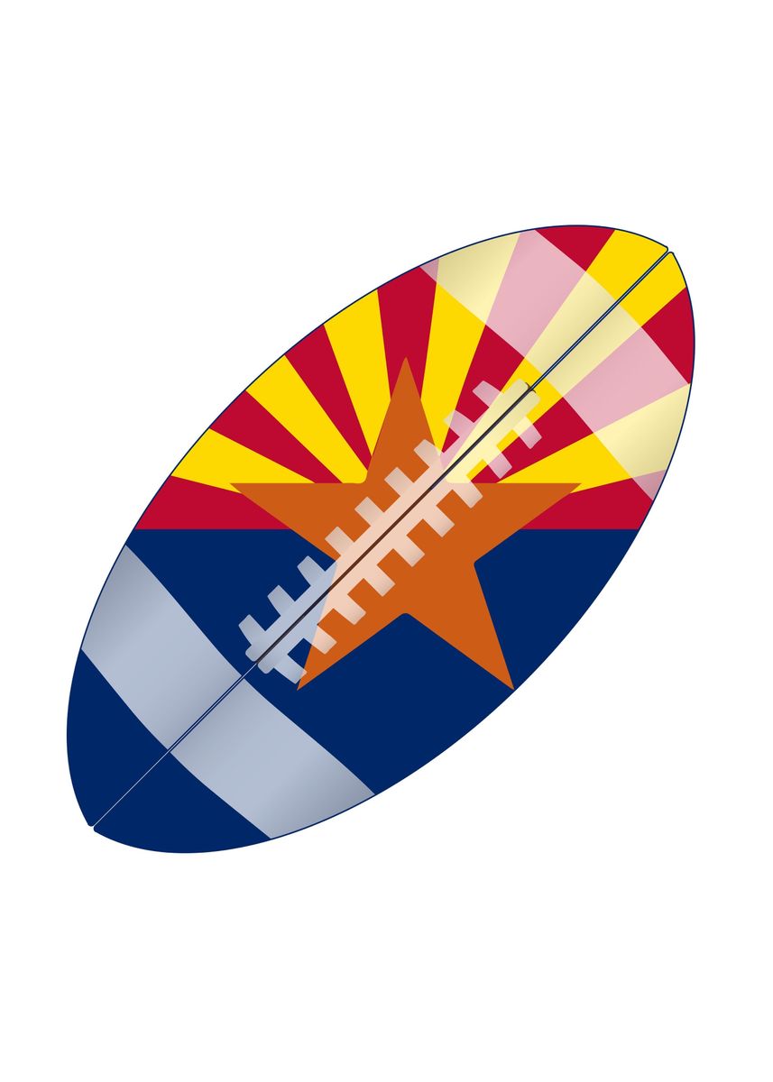 'Arizona State USA Football' Poster, picture, metal print, paint by ...