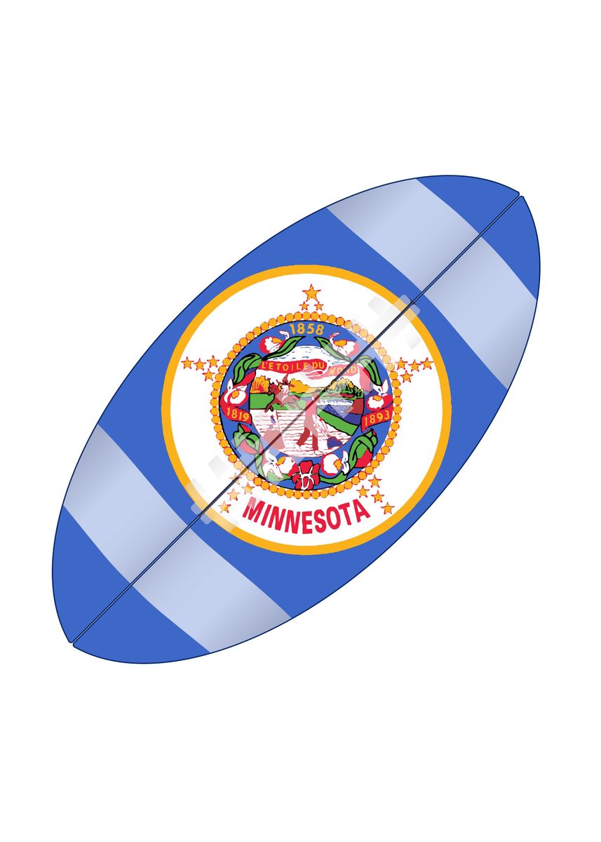 'Minnesota State Football' Poster by HomeStead Digital | Displate