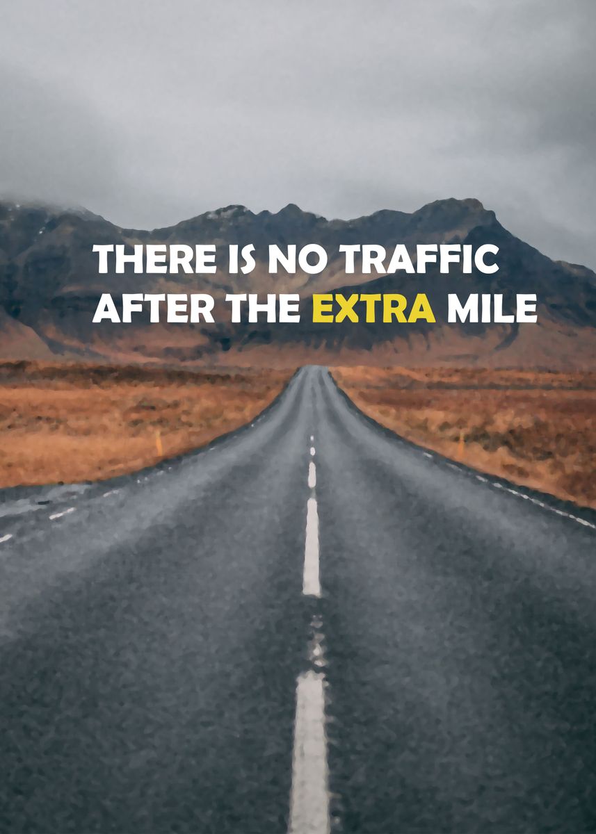 'The Extra Mile' Poster, picture, metal print, paint by Karthik Reddy ...