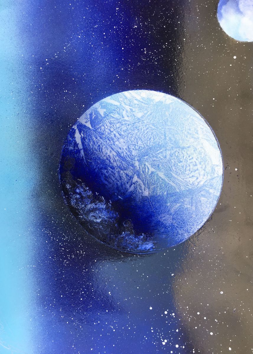 'Blue Planet' Poster, picture, metal print, paint by Zaki Delonge ...