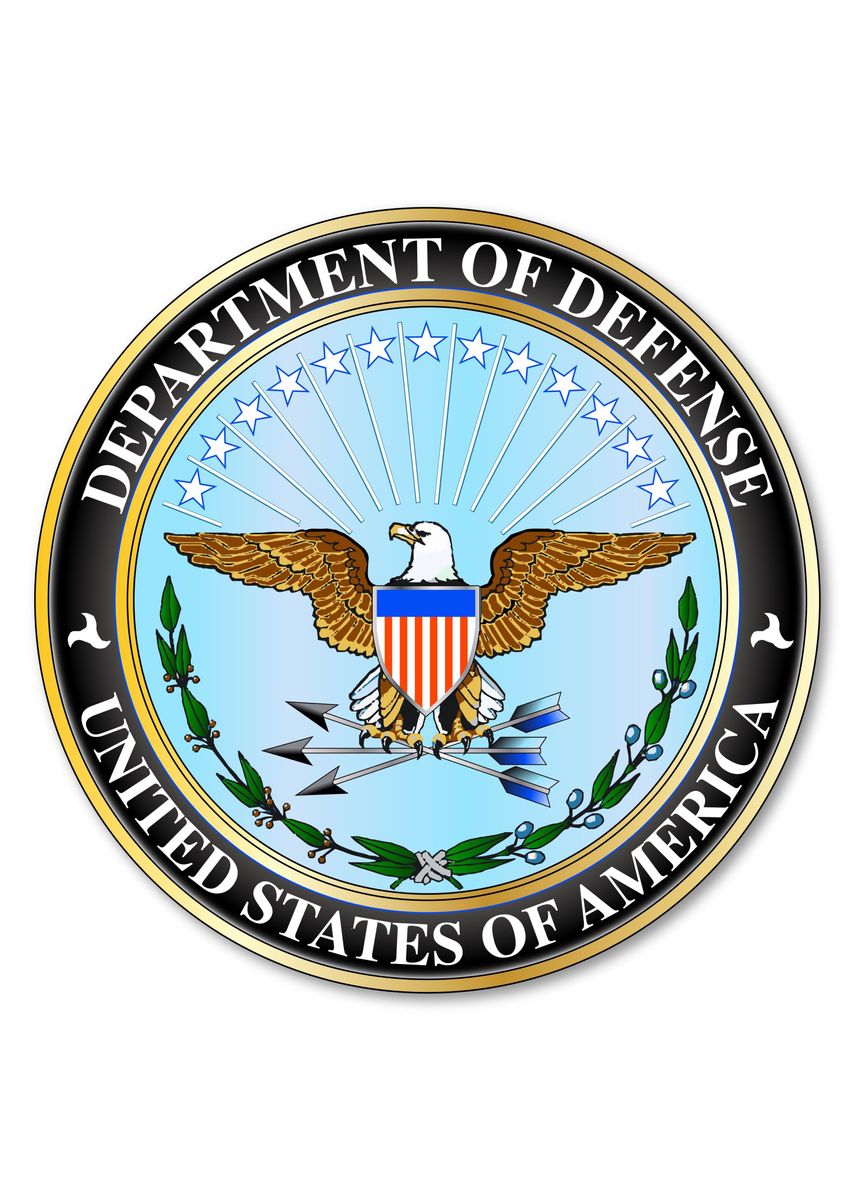 'Department of Defense' Poster, picture, metal print, paint by ...