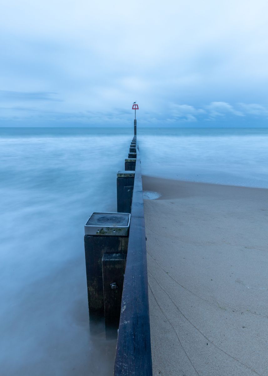'Smooth Groyne' Poster, picture, metal print, paint by Scott Lovegrove ...