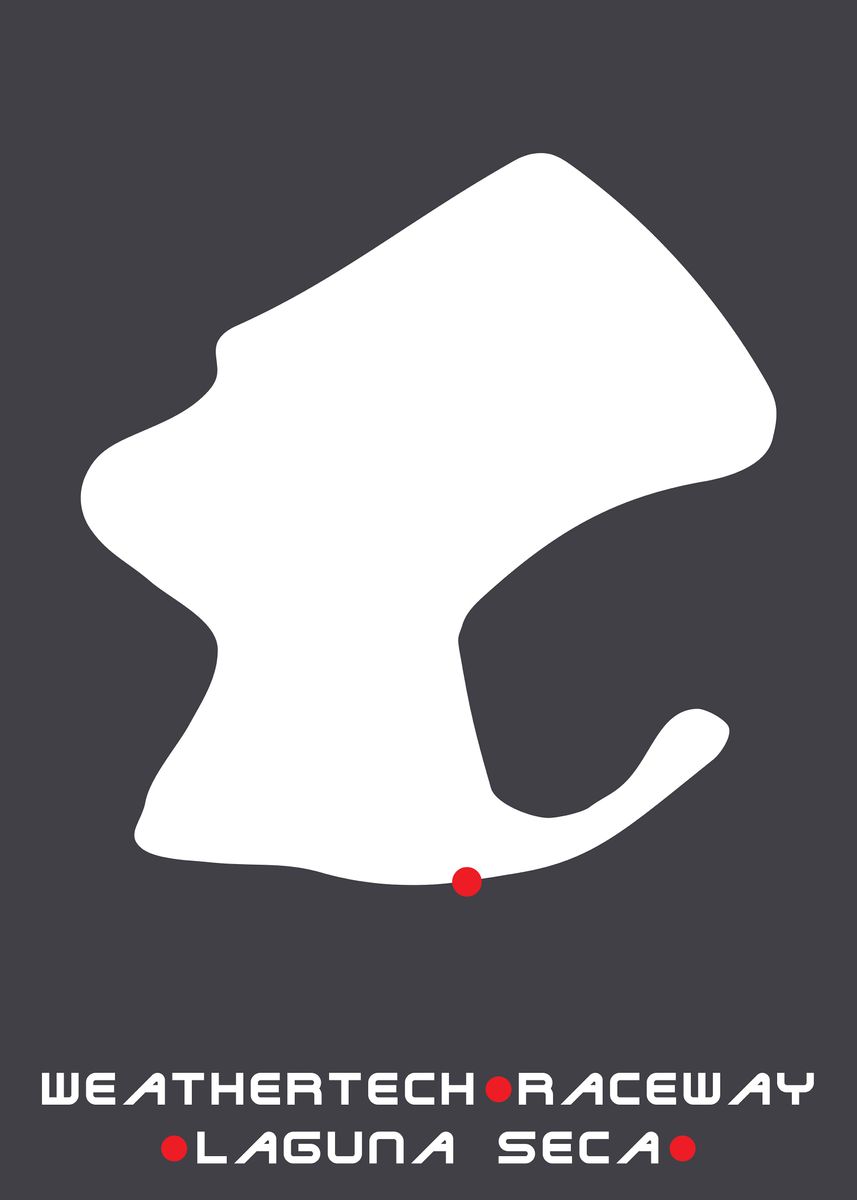 'WeatherTech Raceway' Poster, picture, metal print, paint by Waverley ...