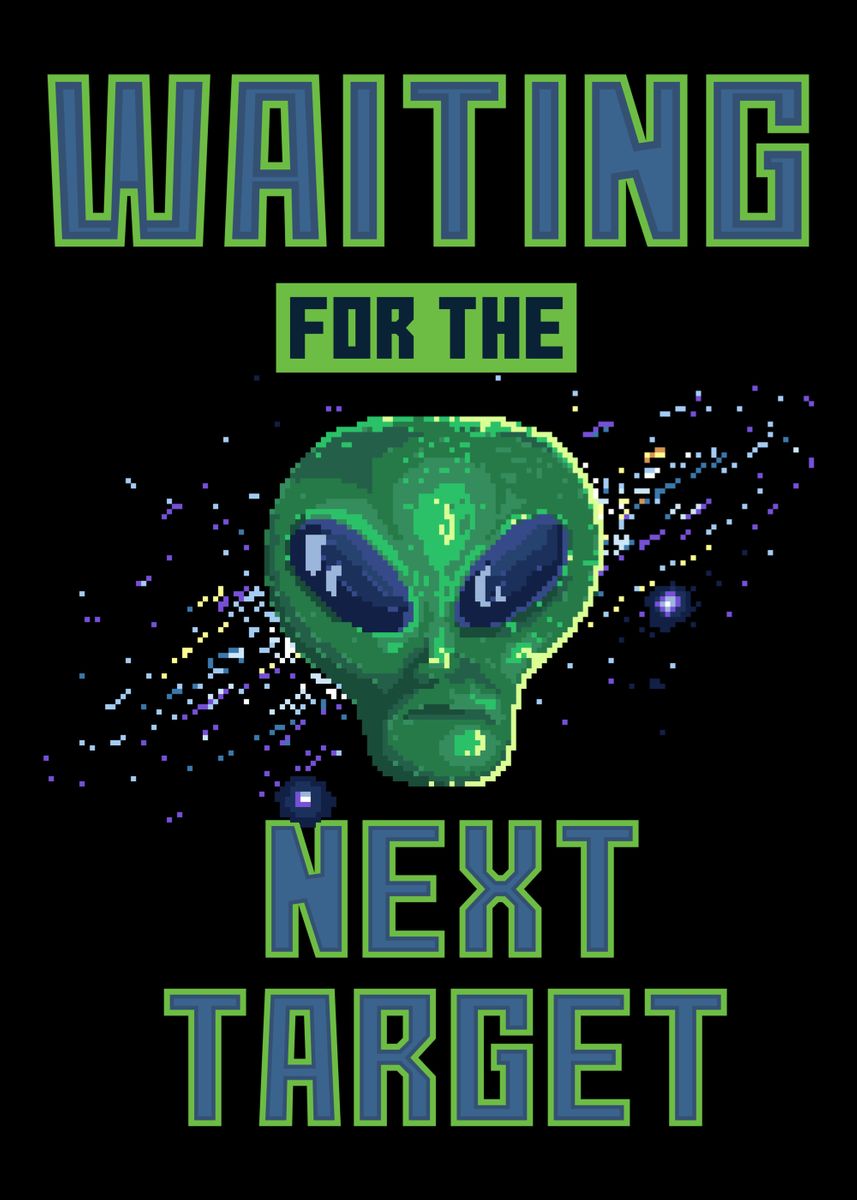 'Alien Attack' Poster, picture, metal print, paint by Posterlicious ...