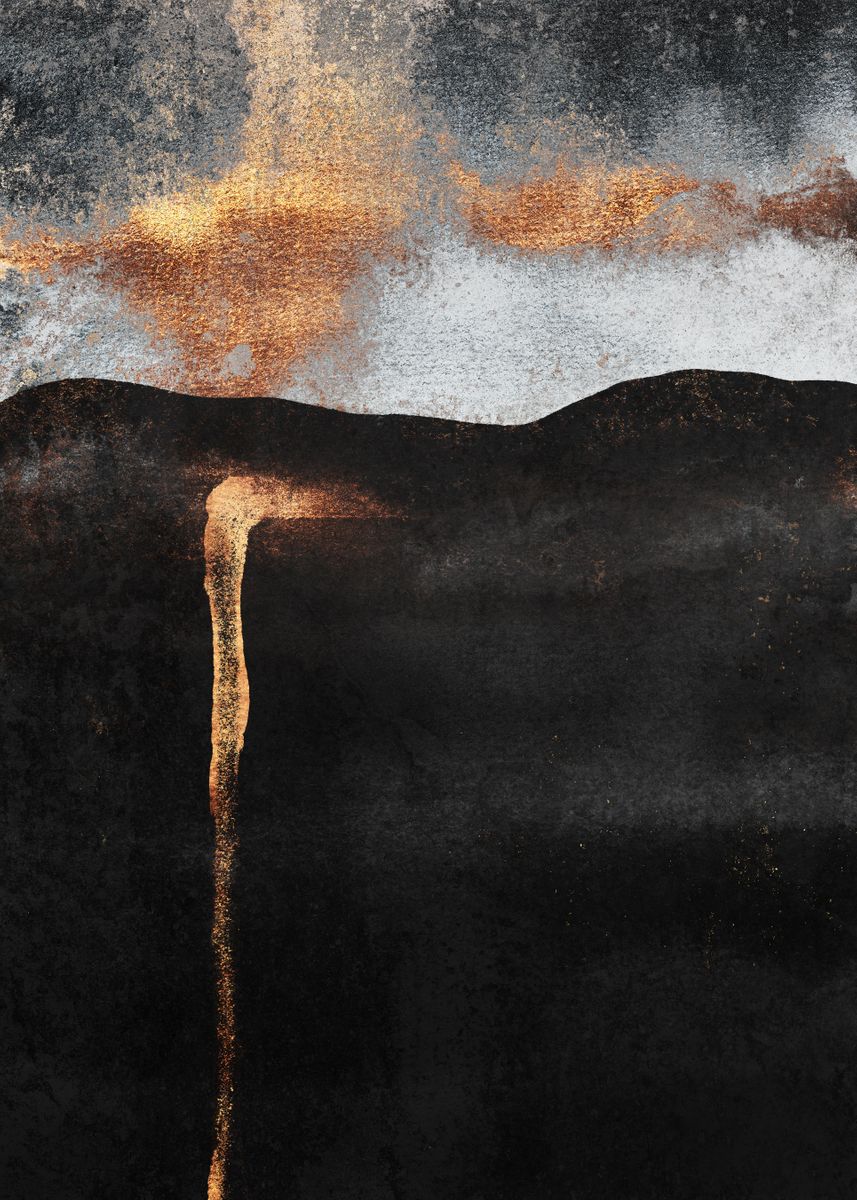 'Ember' Poster, picture, metal print, paint by Elisabeth Fredriksson ...