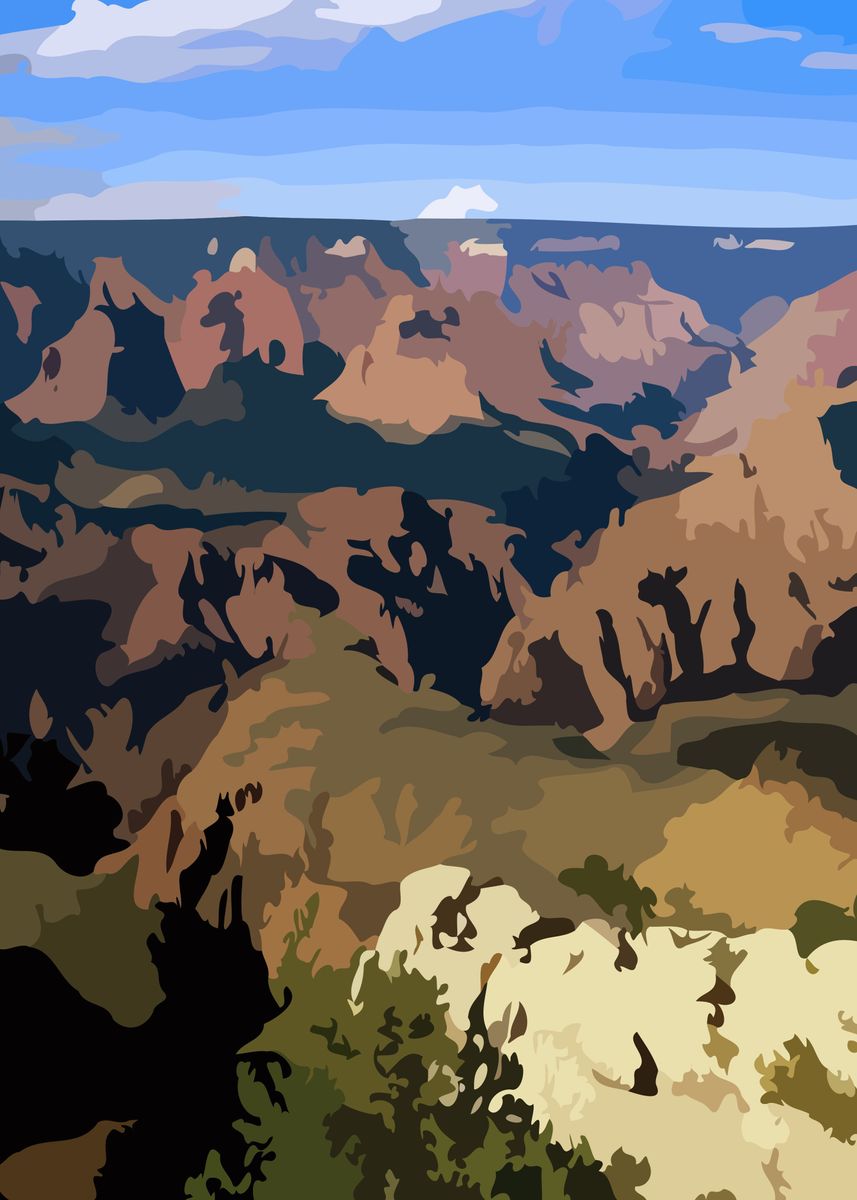 'Grand Canyon National Park' Poster by Dedy Rahmanto | Displate