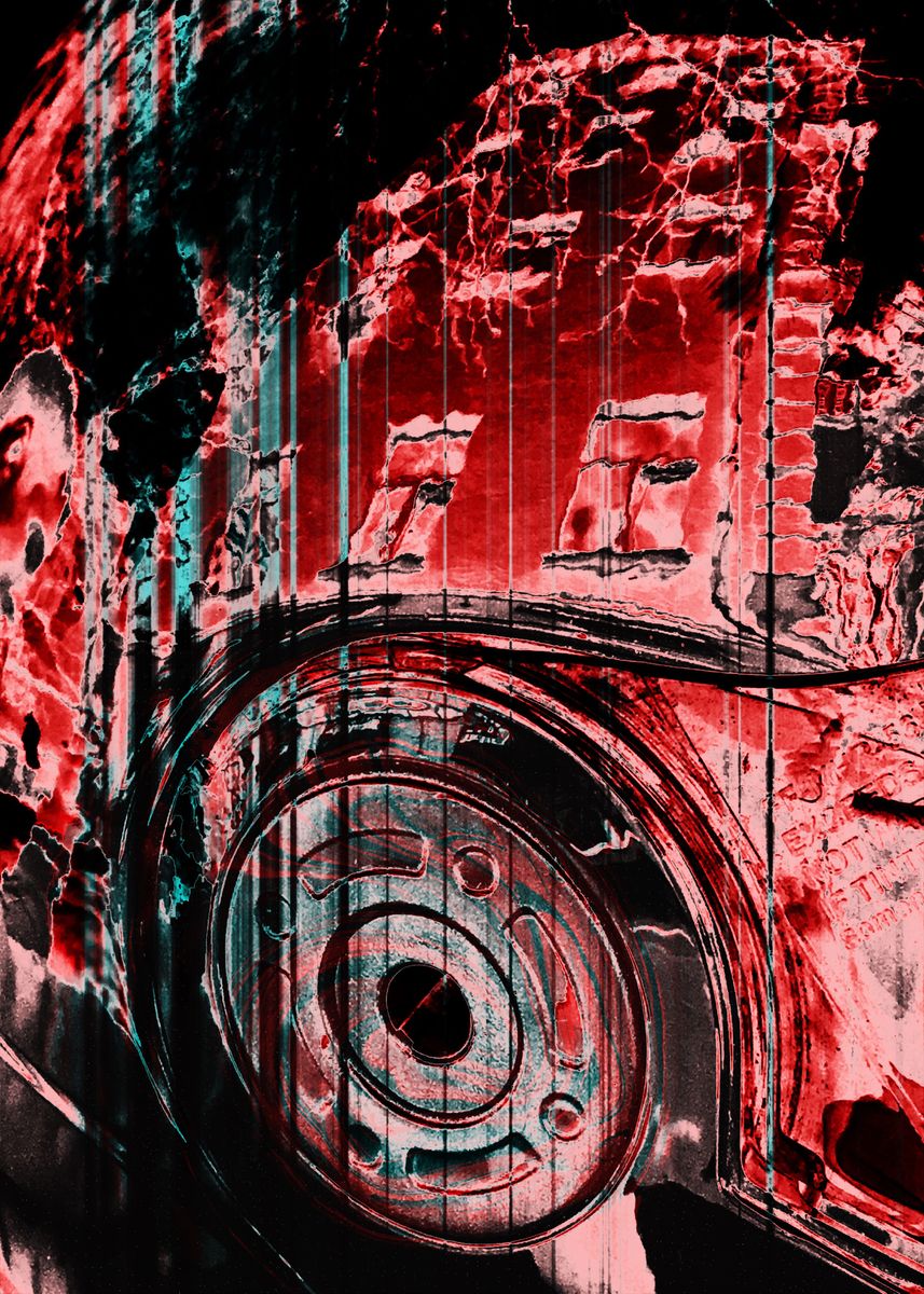 'GrindHouse' Poster, picture, metal print, paint by Serg Kalahur | Displate