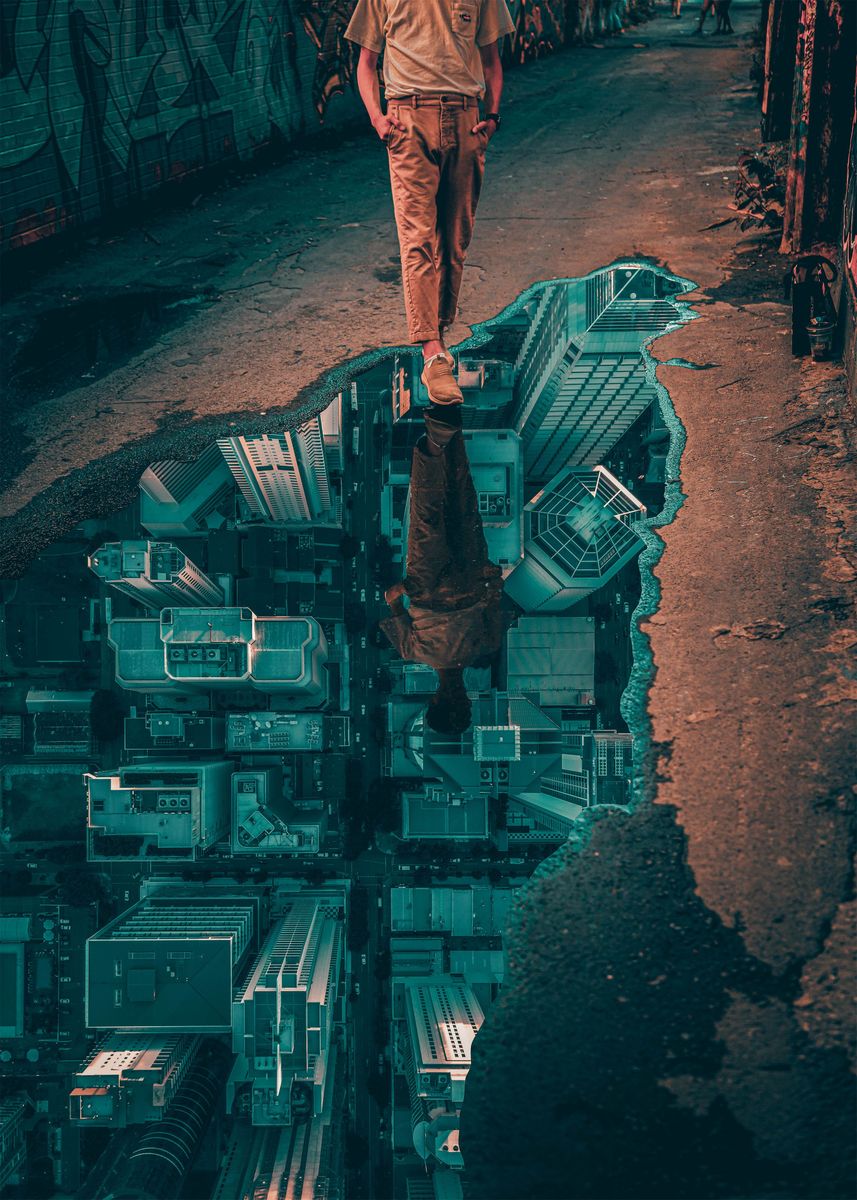 'Self Reflection' Poster, picture, metal print, paint by Alexander ...