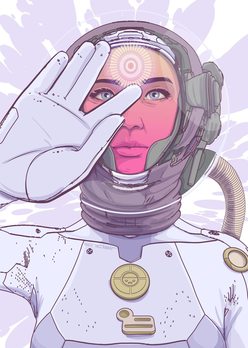 'First Contact' Poster, picture, metal print, paint by UrbanaFly | Displate