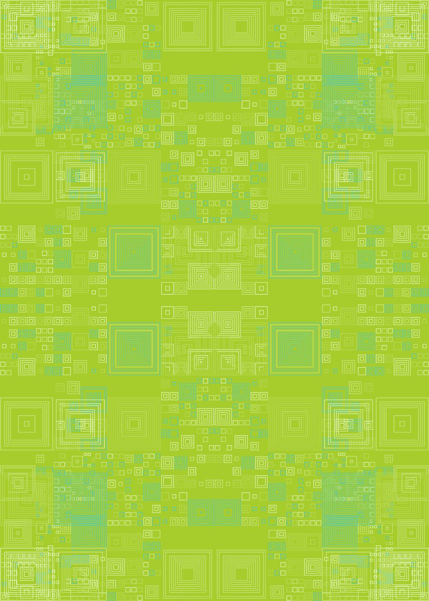 'ComputationalGenerativeArt' Poster, picture, metal print, paint by ...