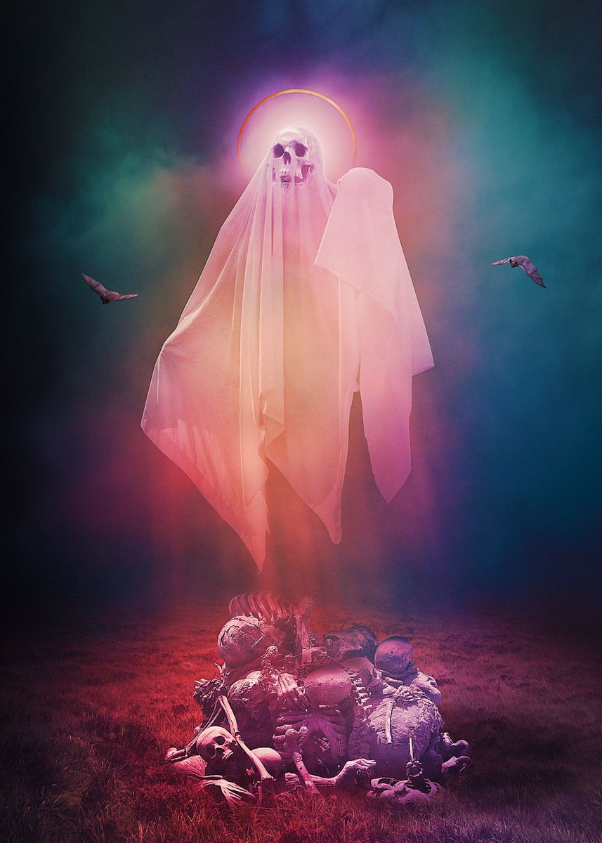 'Ghost' Poster by Patryk Andrzejewski | Displate