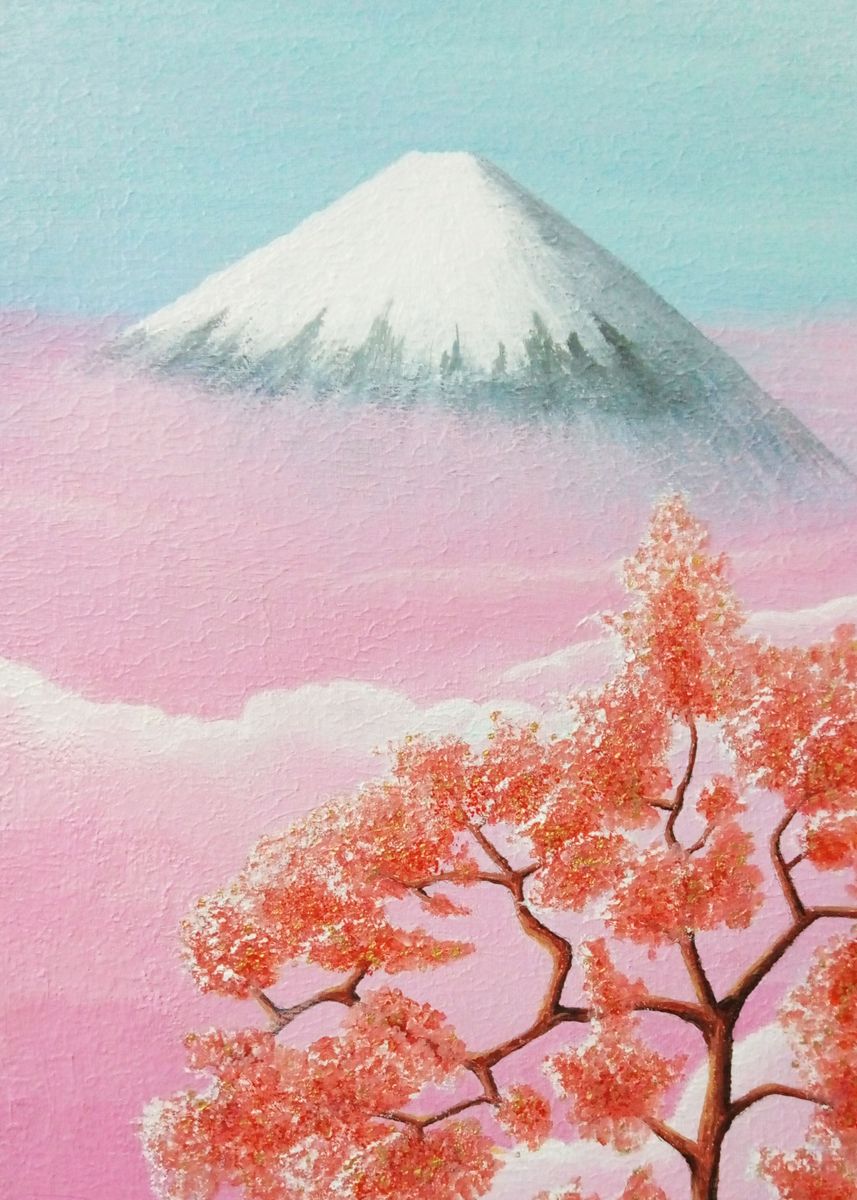 'Fujiyama' Poster by Nikola Bogdan | Displate