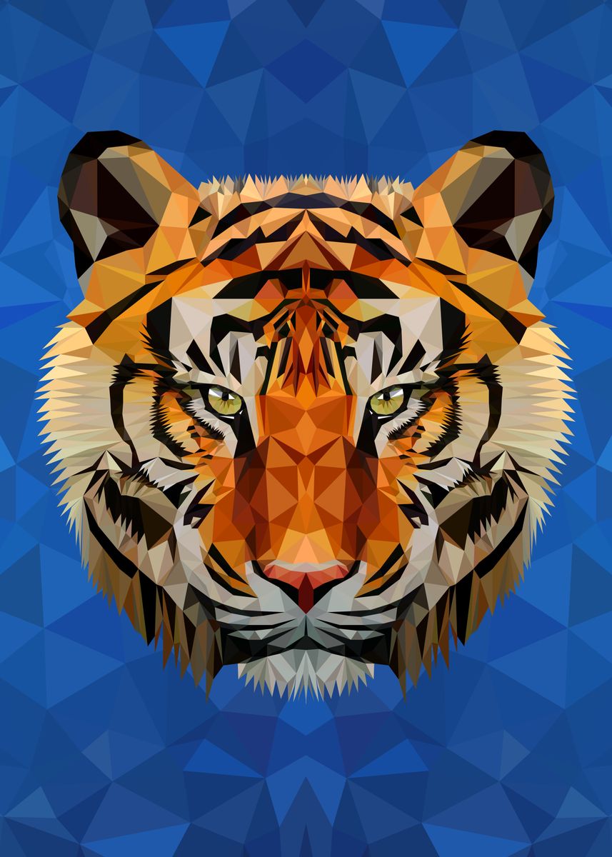 'Tiger' Poster by Eddie | Displate