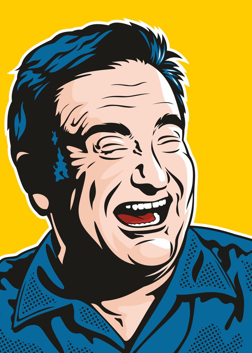 'Robin Williams' Poster by Jamie Lee | Displate