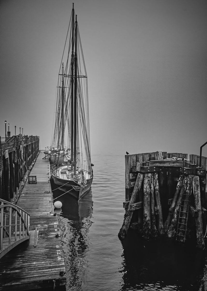 'Fogged In' Poster, picture, metal print, paint by Bob Orsillo | Displate