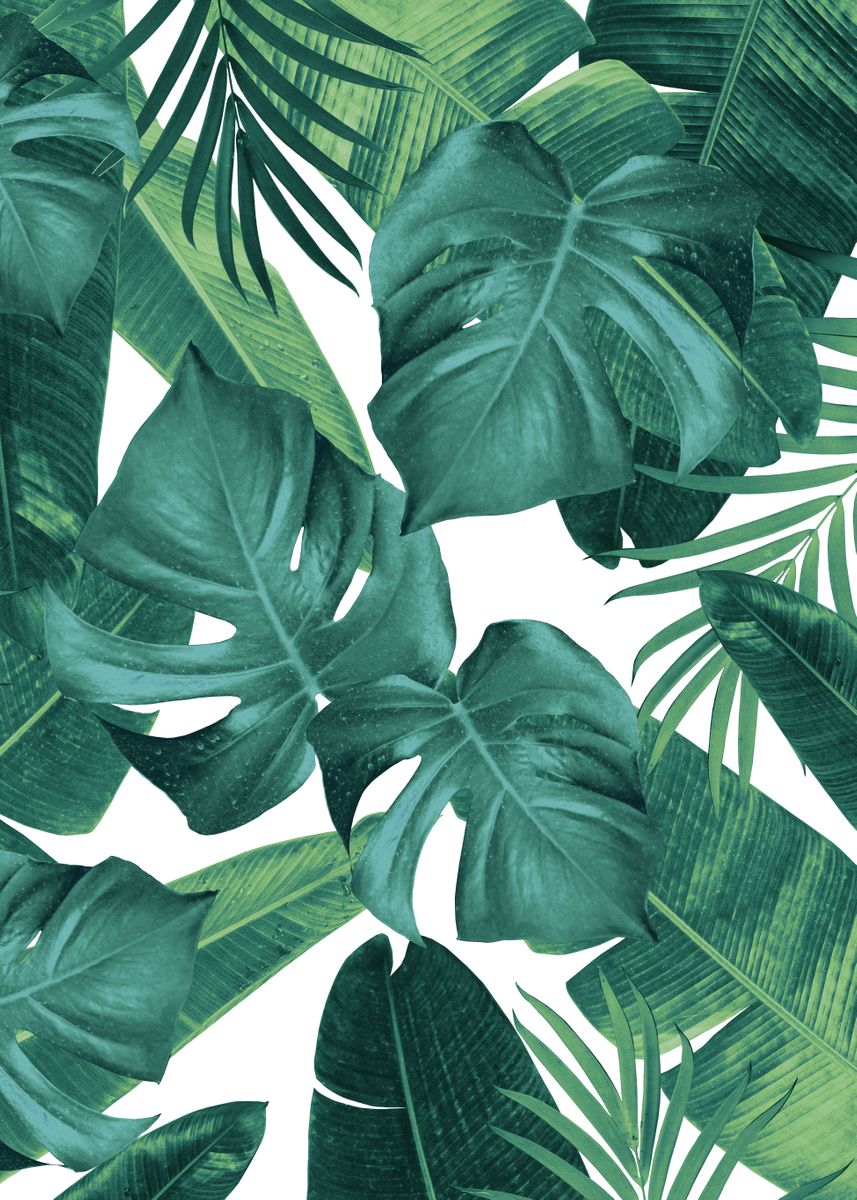 'Jungle Leaves Dream 2' Poster by Anita's & Bella's Art | Displate